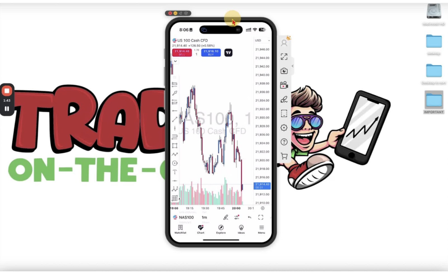 Step 3. How to Find Your TradingView ID - Trader ON-THE-GO