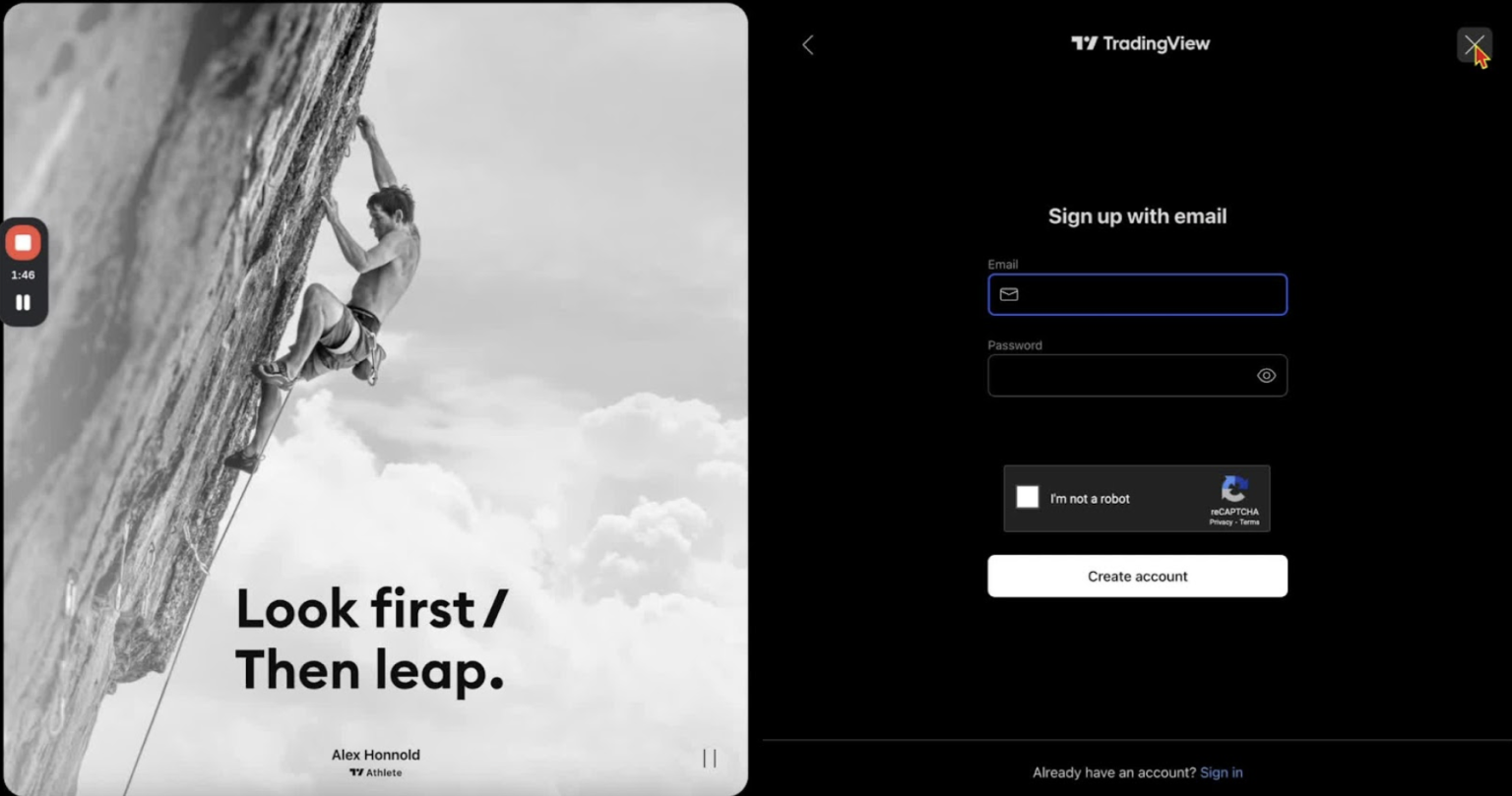 STEP 1. Setting Up TradingView Account and Market Data Package - Trader ON-THE-GO